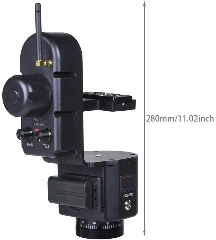Motorized Pan Tilt Head With Wireless Remote