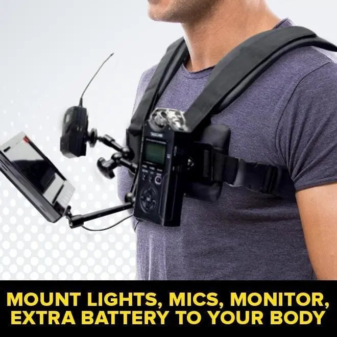 Glide Gear MED 100 Medusa DSLR POV Camera Vest Action Mount Harness
